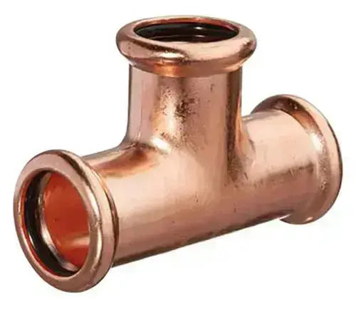 42MM X 42MM X 42MM COPPER EQUAL TEE - AK Valves Ltd