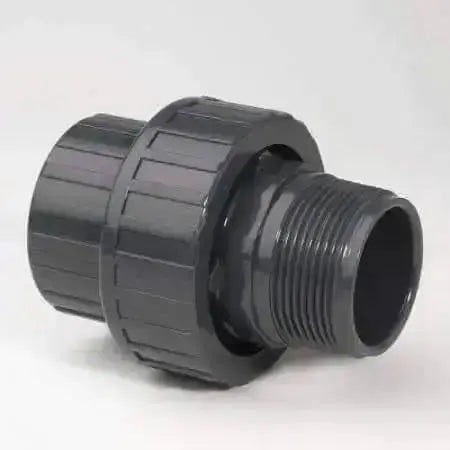 PVC-U Union Plain Imperial x BSP Male - AK Valves Ltd
