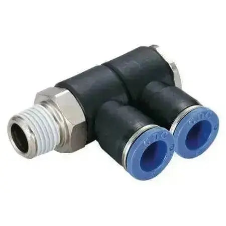 Pushin Male Double Universal Elbow Connector - AK Valves Ltd
